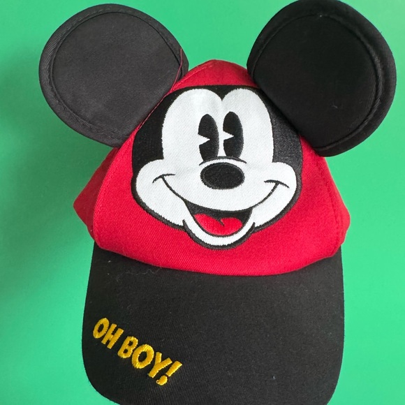 Disney | Accessories | Disney Mickey Mouse Red And Black Kids Hat ...